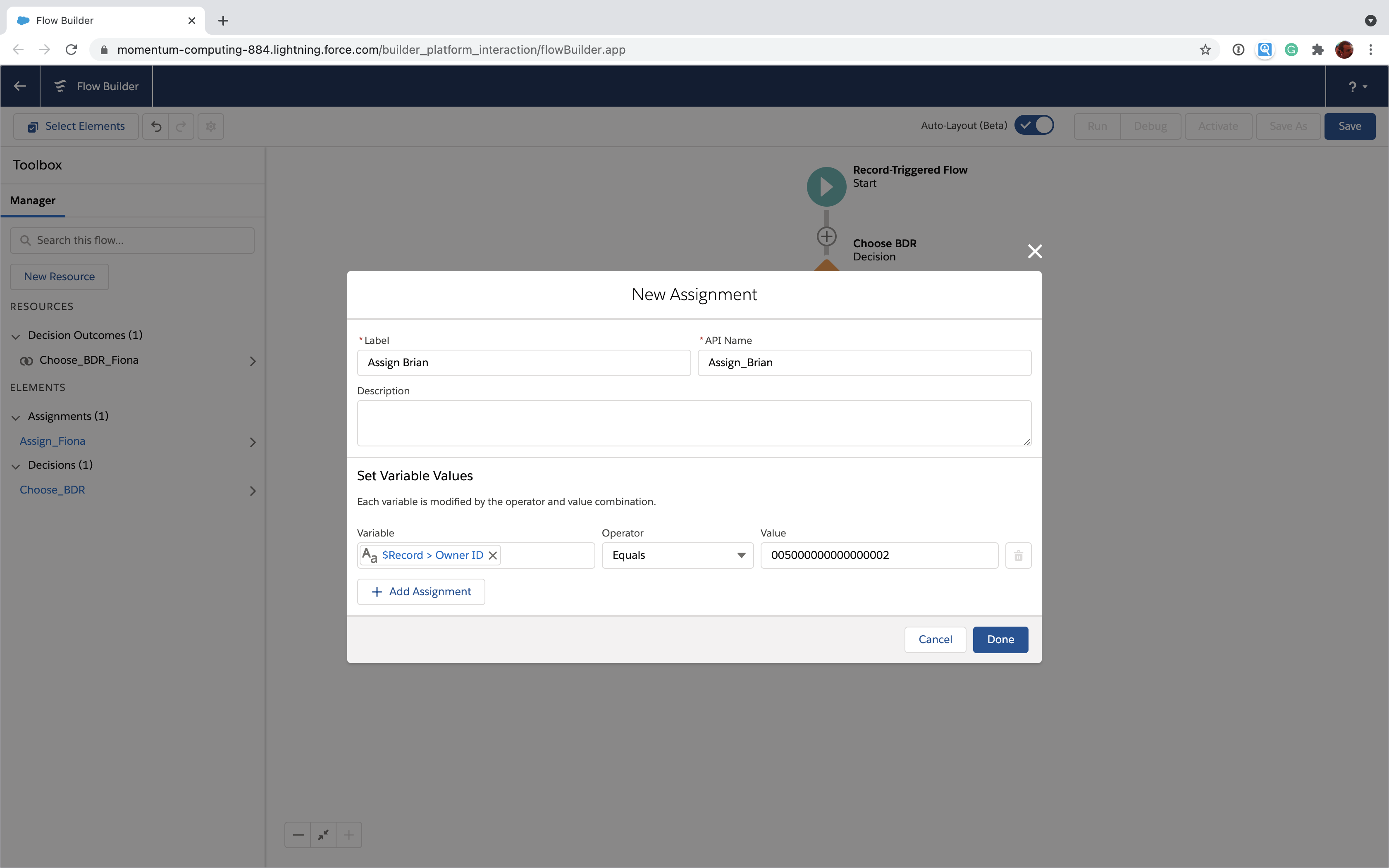 How to update records in Salesforce Flow