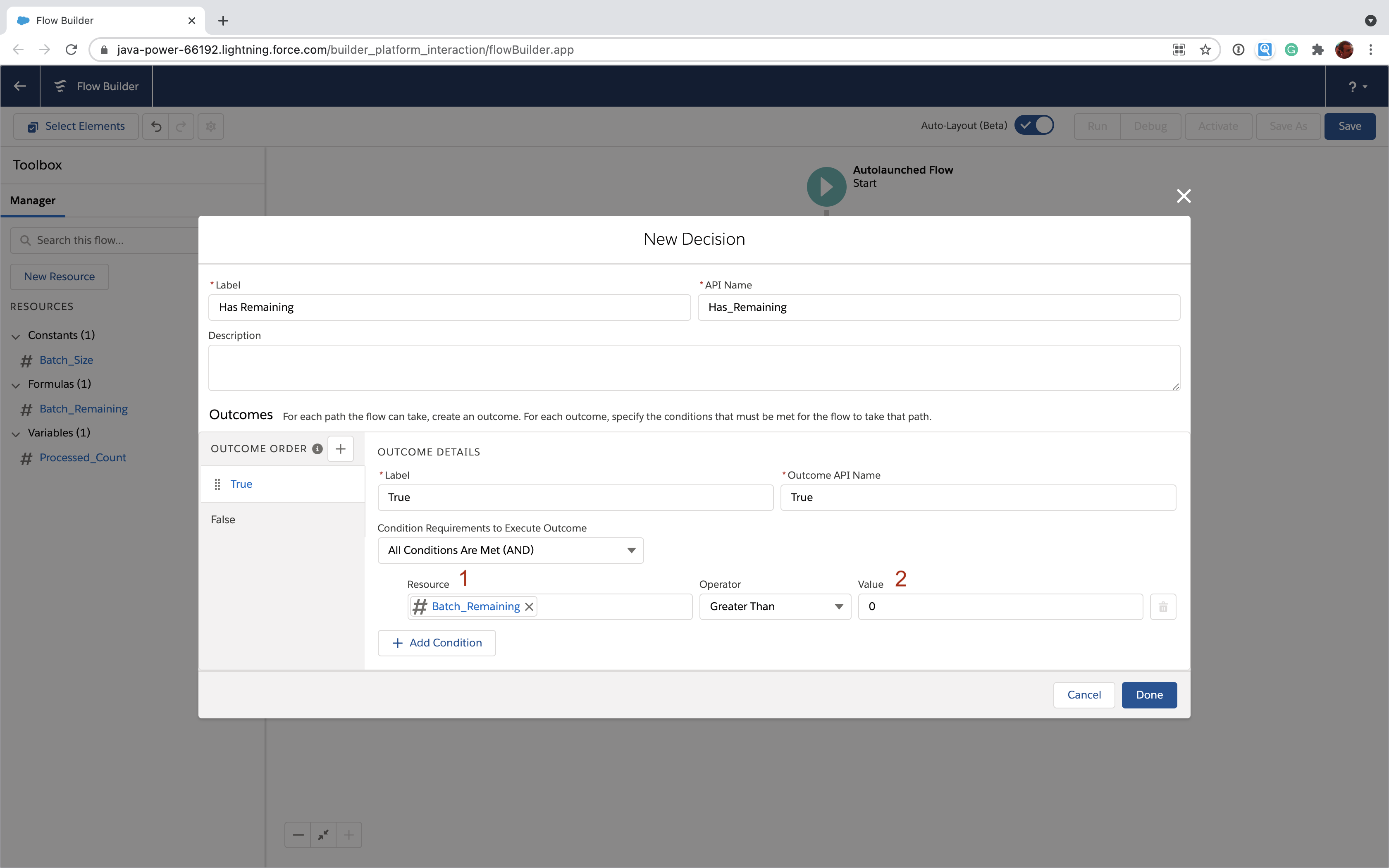 How to use formulas in Salesforce Flow