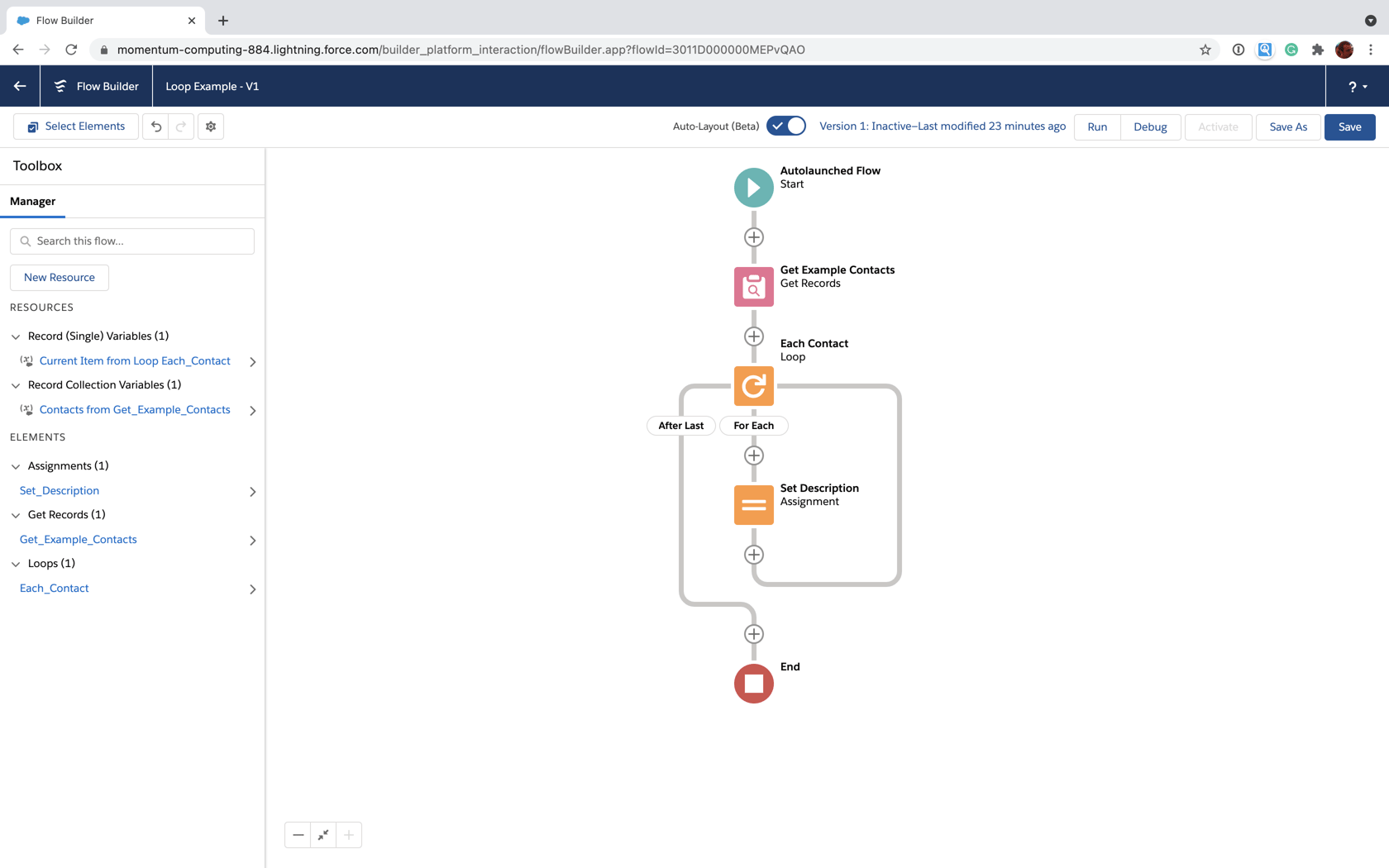 How to use loops in Salesforce Flow
