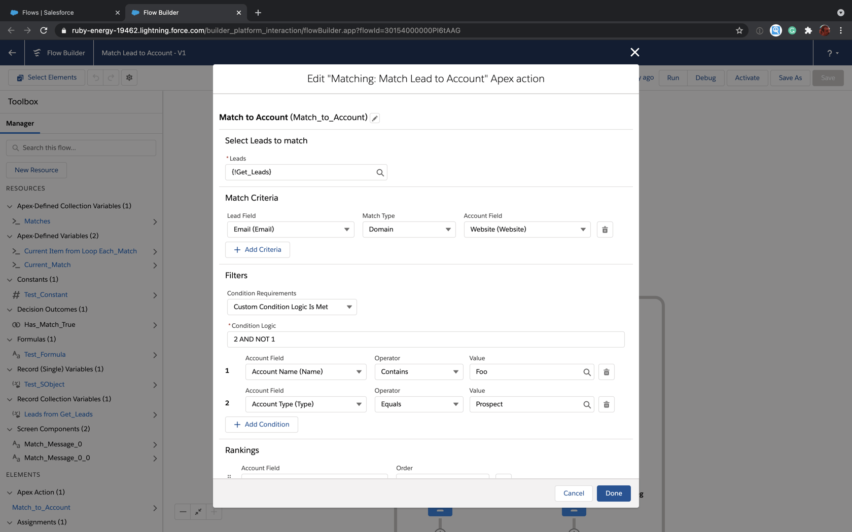 Building Custom Property Editors for Salesforce Flow actions