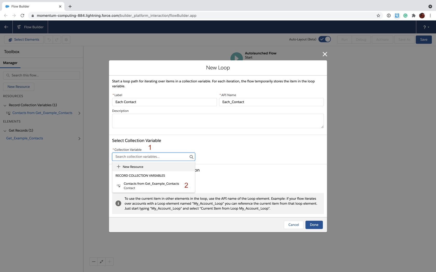 How to use loops in Salesforce Flow