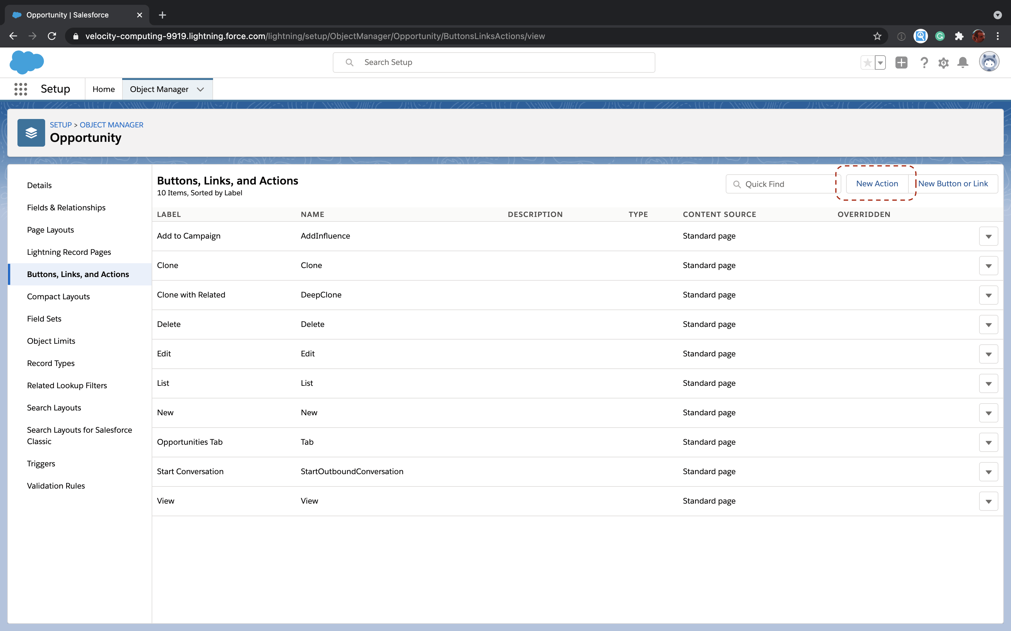 How to launch a Salesforce Screen Flow from a button